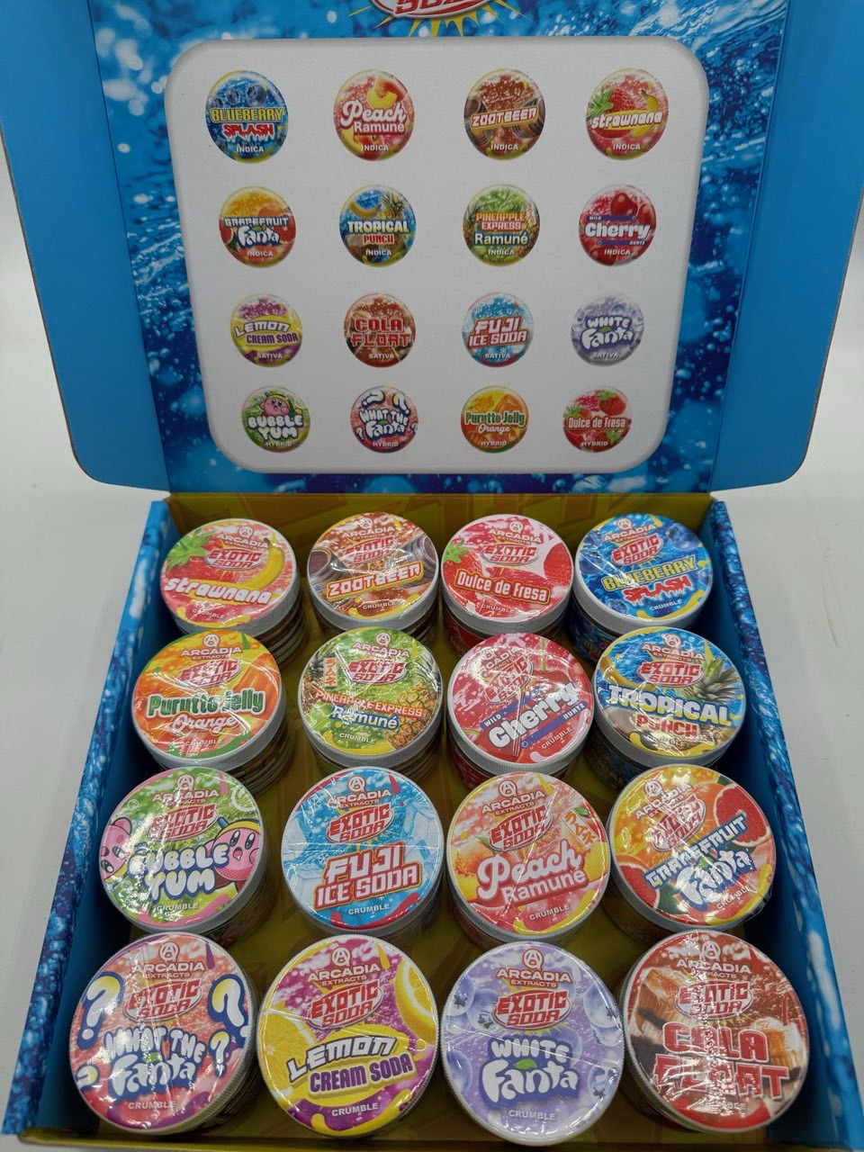 Arcadia Crumble (Exotic Soda Edition) - Juicy's Menu